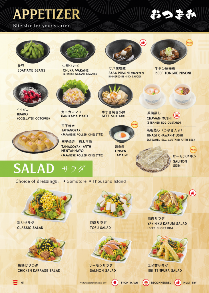 PREMIUM BUFFET – KAPPA-SUSHI MENU