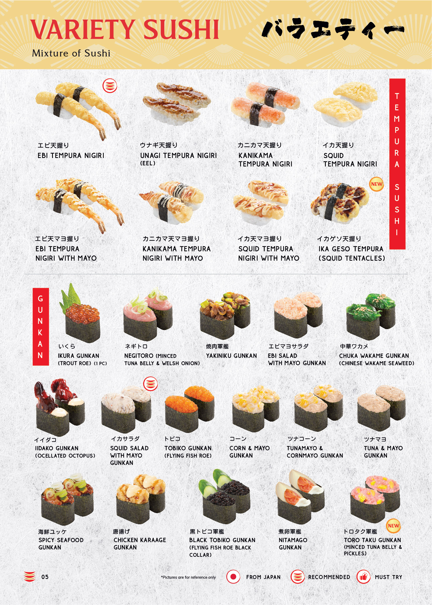 KAPPA SUSHI SIGNATURE BUFFET – KAPPA-SUSHI MENU